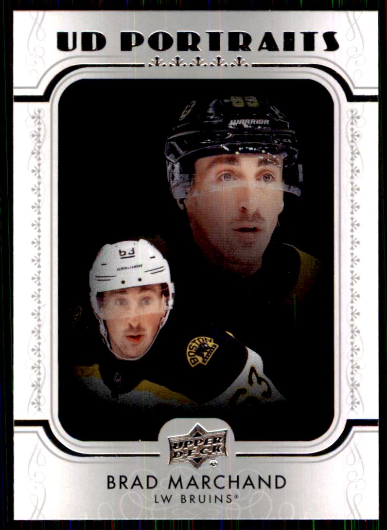 Insertní | Hokejová karta Brad Marchand UD S1 2019-20 UD Portraits č. P ... Insertní | Hokejová karta Brad Marchand UD S1 2019-20 UD Portraits č. P ...